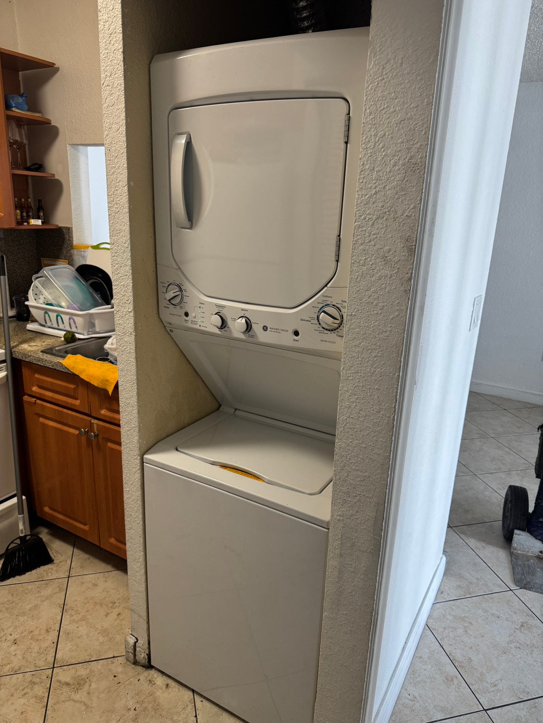 Product Sold – 24" GE Stackable Washer and Dryer (Model: GUD24ESSM1WW ...